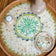 Oasis Round Rattan Tray - Green Mother of Pearl - Serving Tray ...