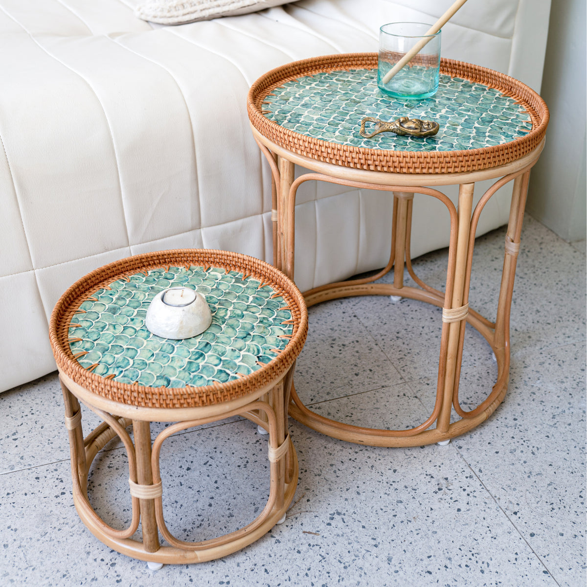Sirena Rattan Table Set